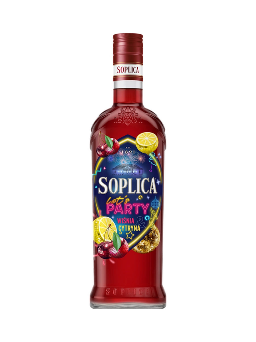 Soplica Let's Party Cherry and Lemon Vodka Liqueur (Wisnia•Cytryna) 50 ...