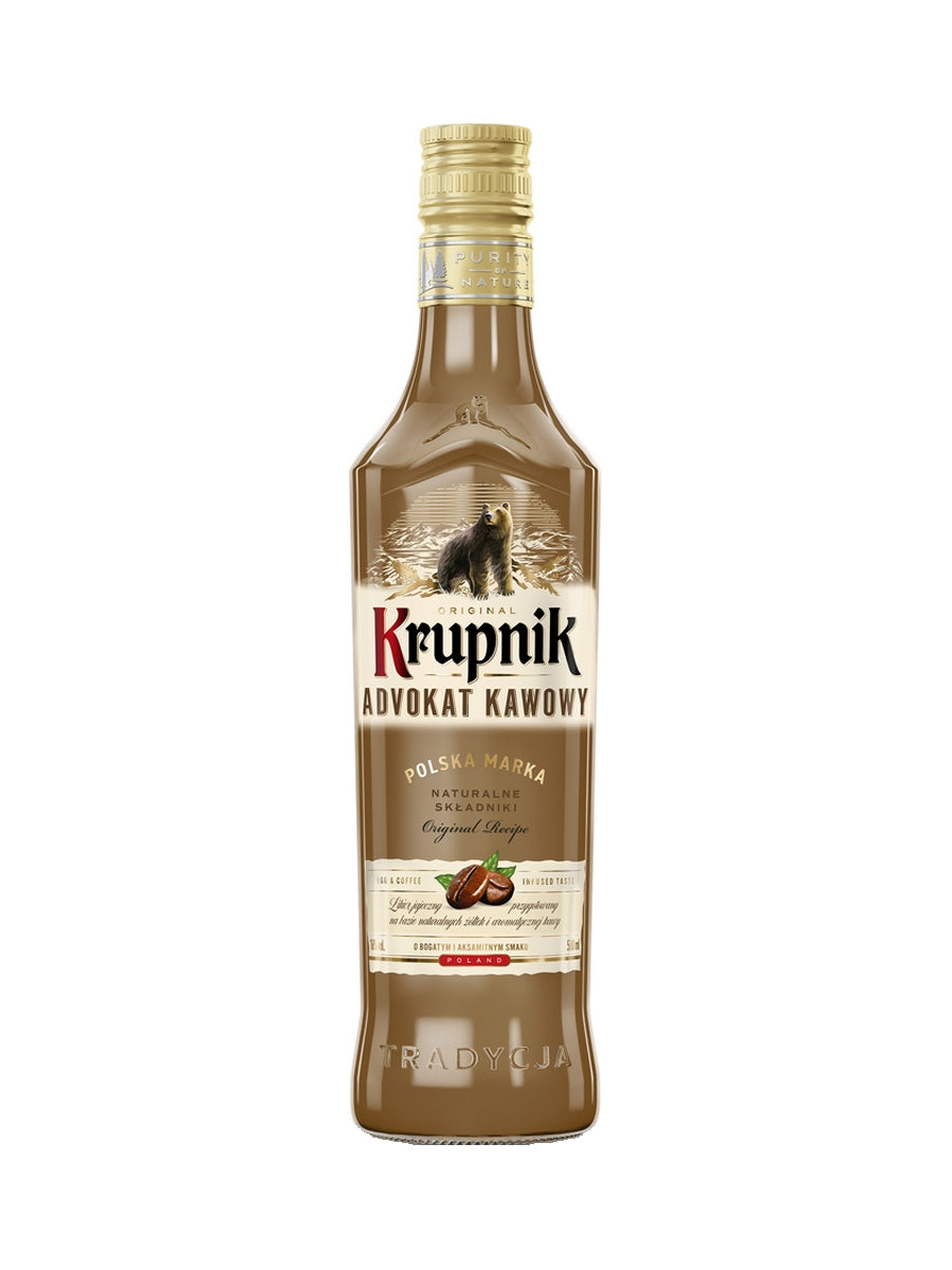 Krupnik Advocat Coffee Vodka Liqueur (Advokat Kawowy) 50cl / 16% ...